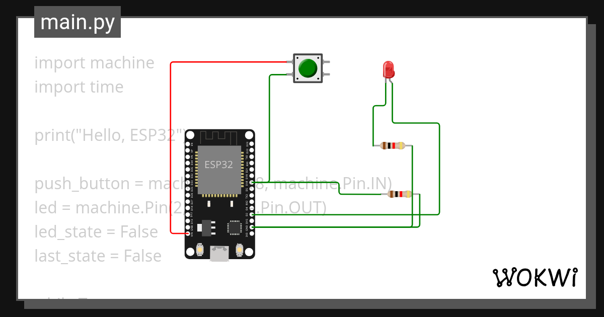 project_led2 - Wokwi ESP32, STM32, Arduino Simulator project_led2 - Wokwi ESP32, STM32, Arduino Simulator