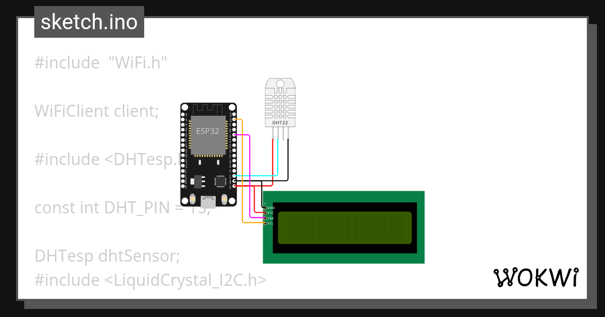 Thingspeak Iot Wi Fih Wokwi Esp32 Stm32 Arduino Simulator 