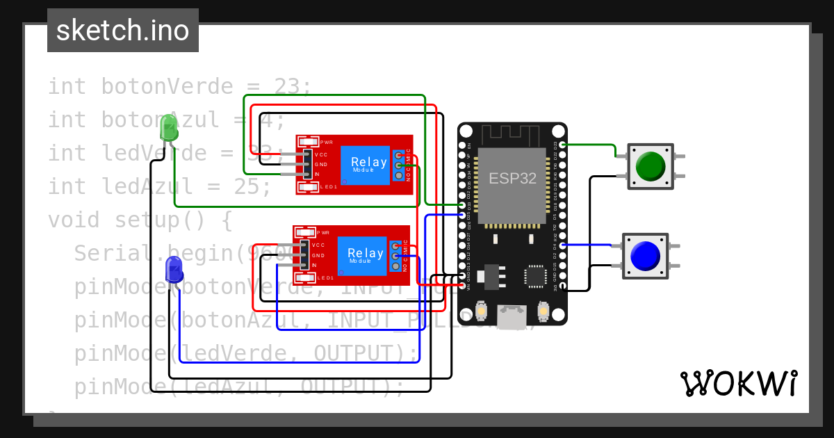 Practica13 X2 Wokwi Esp32 Stm32 Arduino Simulator