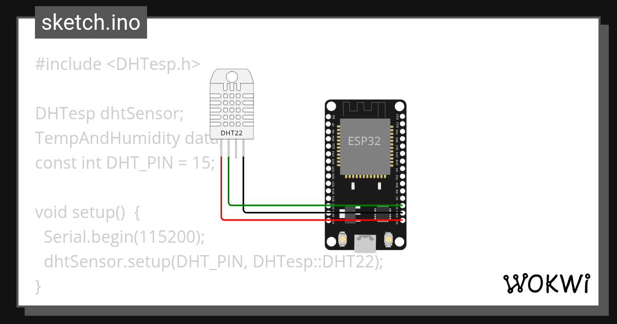 dht22 - Wokwi ESP32, STM32, Arduino Simulator
