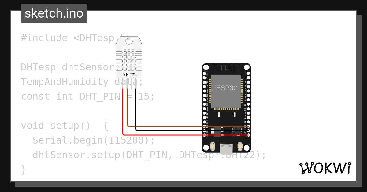 Dht Reading Wokwi Esp32 Stm32 Arduino Simulator 