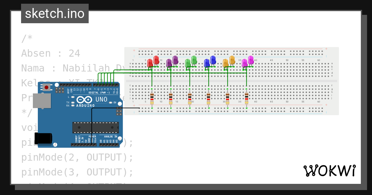 Nabiilah Dyah L Xi Tkj 1 Lampu Sein Wokwi Esp32 Stm32 Arduino Simulator 0488
