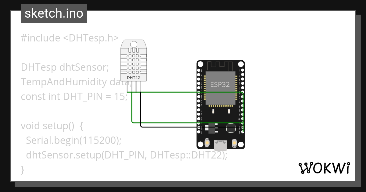 dht - Wokwi ESP32, STM32, Arduino Simulator