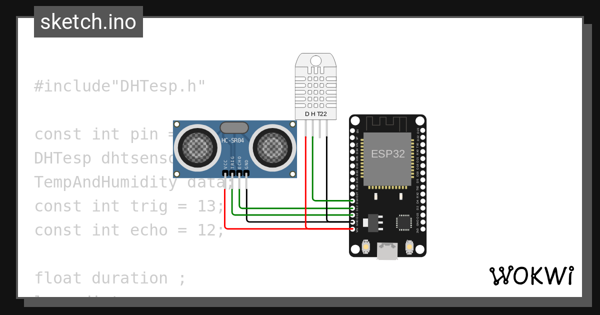 790santhoshdistance Wokwi Esp32 Stm32 Arduino Simulator