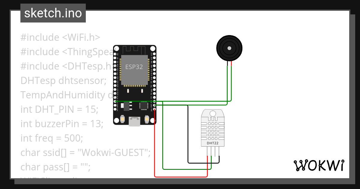 mini project - Wokwi ESP32, STM32, Arduino Simulator