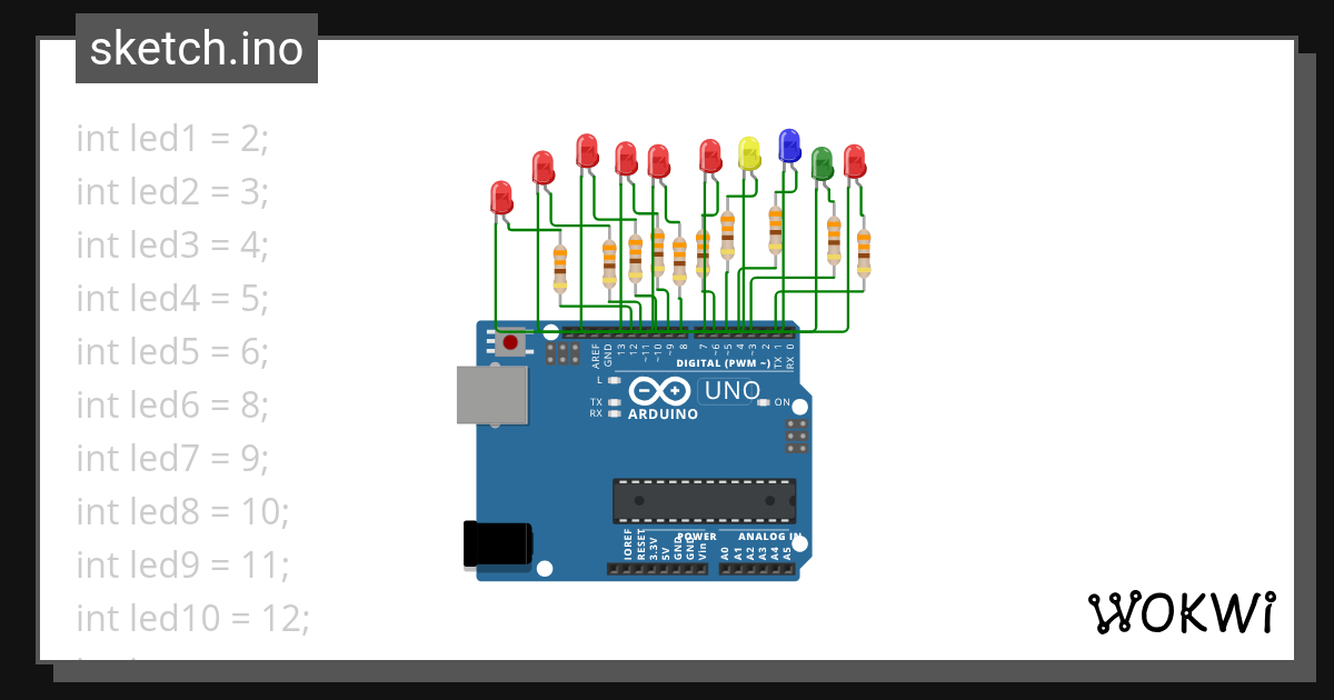 practice - Wokwi ESP32, STM32, Arduino Simulator