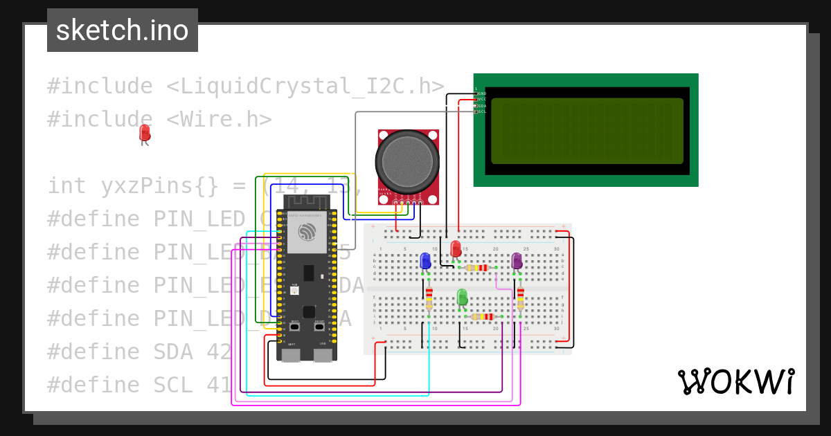 Joystic C Display Wokwi Esp32 Stm32 Arduino Simulator