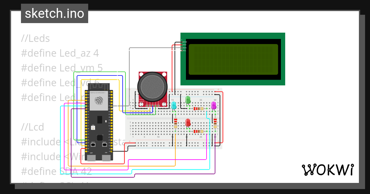 Joystick - Wokwi ESP32, STM32, Arduino Simulator