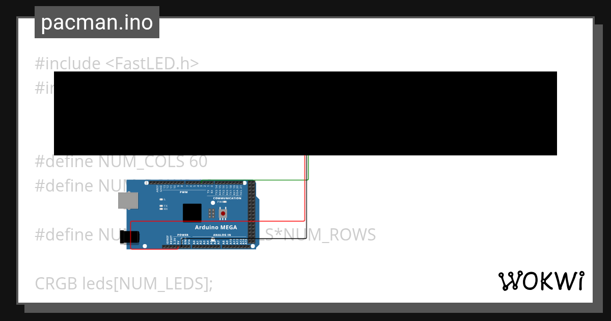 pacman.ino Copy - Wokwi ESP32, STM32, Arduino Simulator