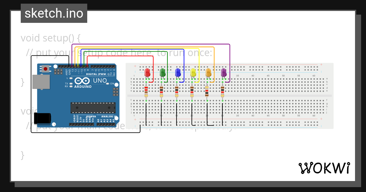 Luces Arduino Sebas Wokwi Esp32 Stm32 Arduino Simulator