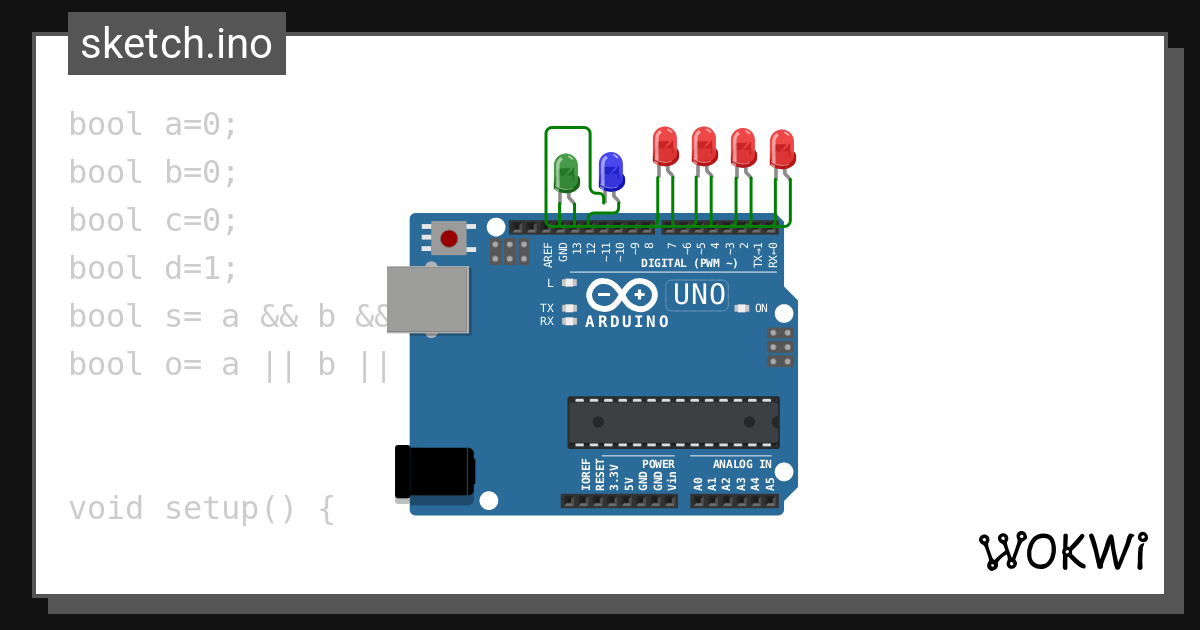 4 Entradas Wokwi Esp32 Stm32 Arduino Simulator 4415