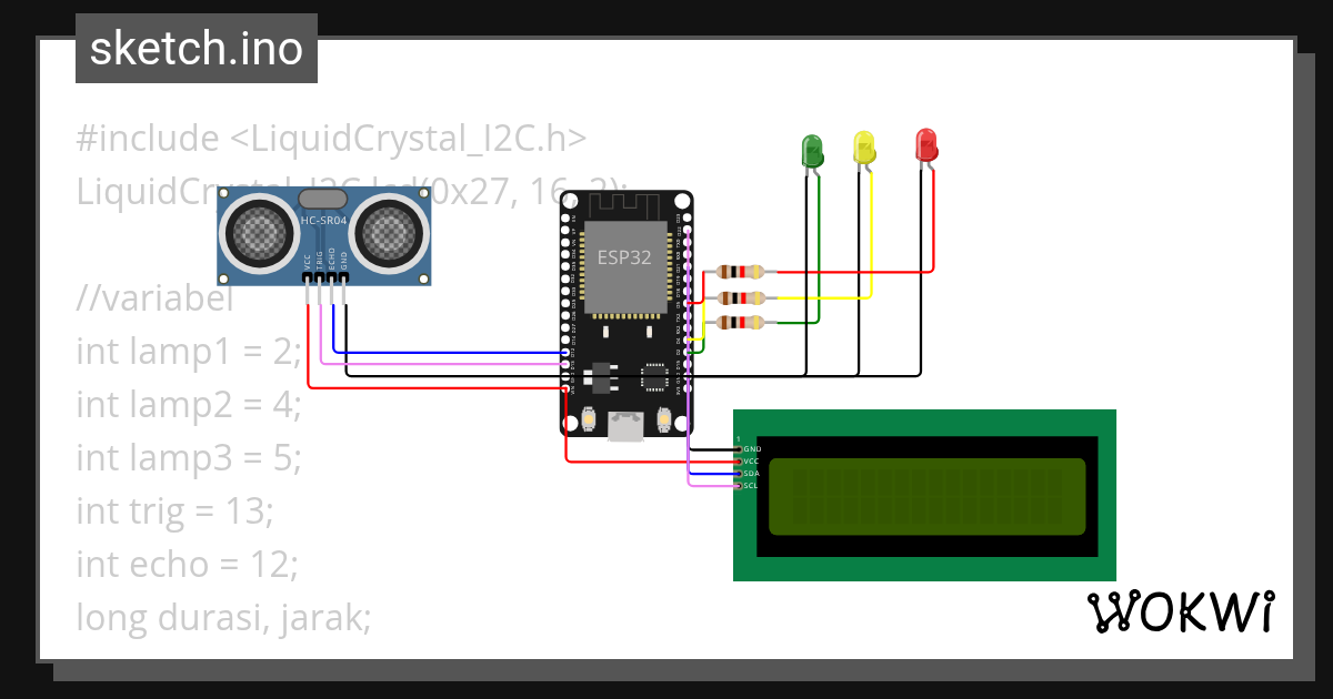PROJEK 3 - Wokwi ESP32, STM32, Arduino Simulator