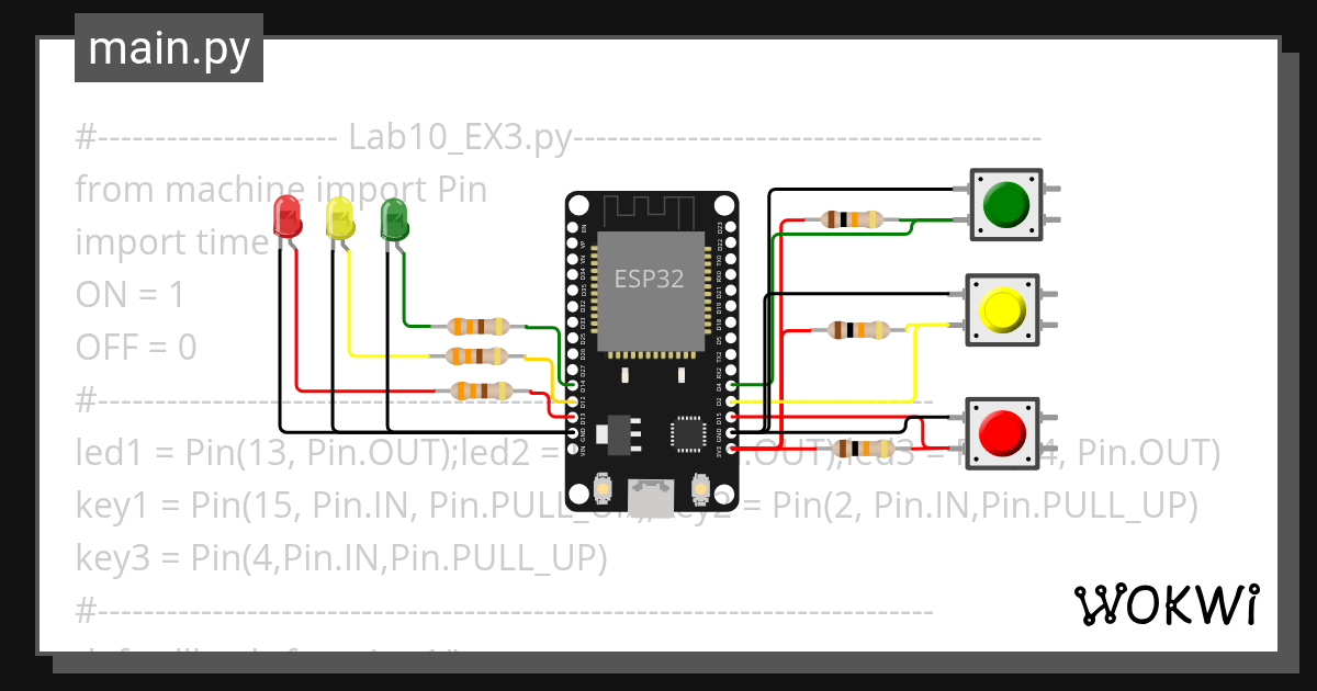 Wokwi - Online ESP32, STM32, Arduino Simulator