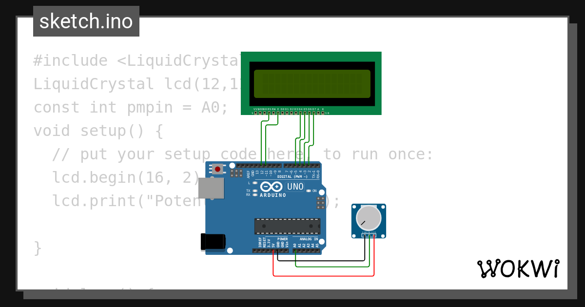 Potentialmeterwithlcd Wokwi Esp32 Stm32 Arduino Simulator