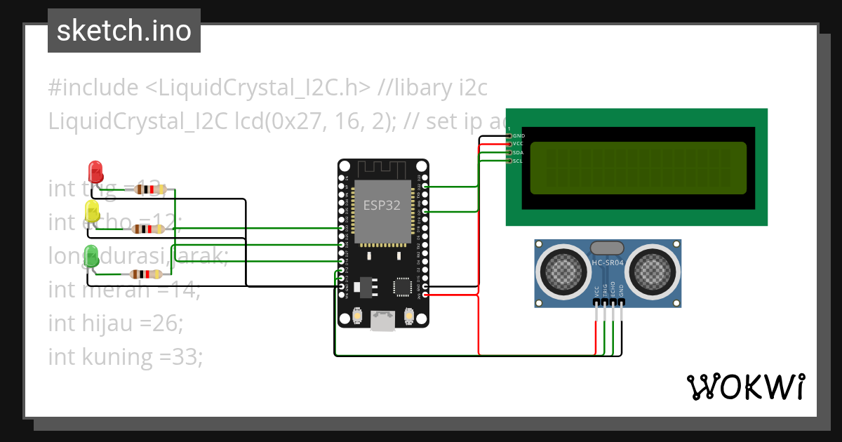 tugas - Wokwi ESP32, STM32, Arduino Simulator