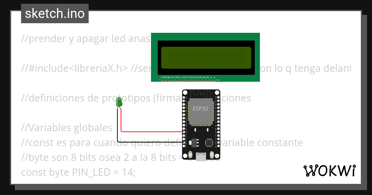 Blink - Wokwi ESP32, STM32, Arduino Simulator