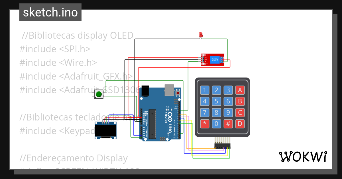 Projeto Atm - Wokwi ESP32, STM32, Arduino Simulator
