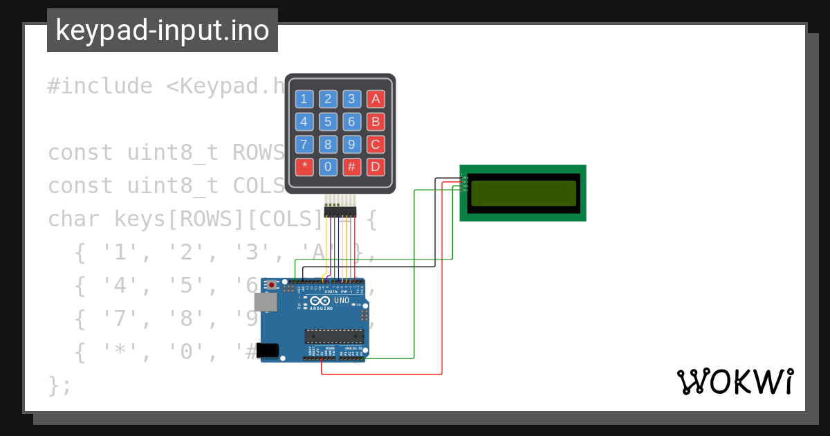 Aryan Keypad Input Wokwi Esp32 Stm32 Arduino Simulator