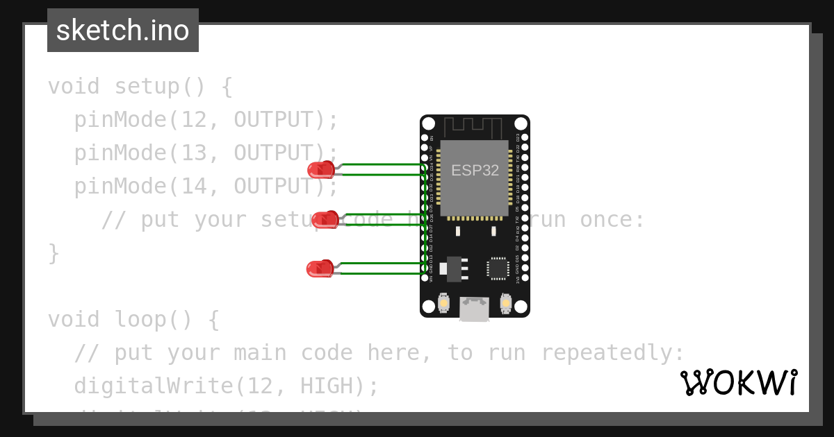 Ex3 Wokwi Esp32 Stm32 Arduino Simulator 