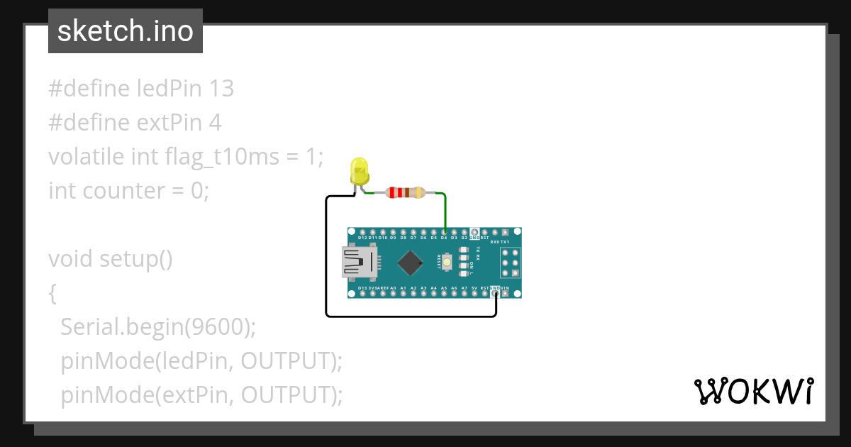 Intreruperi_Ex1 - Wokwi ESP32, STM32, Arduino Simulator