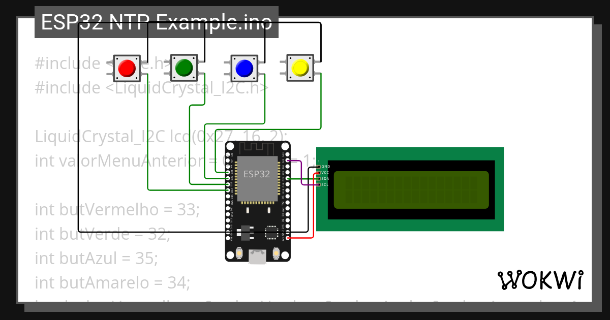 Sensor Smart Kitchen 4 Telas Wokwi Esp32 Stm32 Arduino Simulator