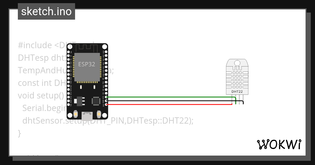 Esp32dht22 Wokwi Esp32 Stm32 Arduino Simulator 
