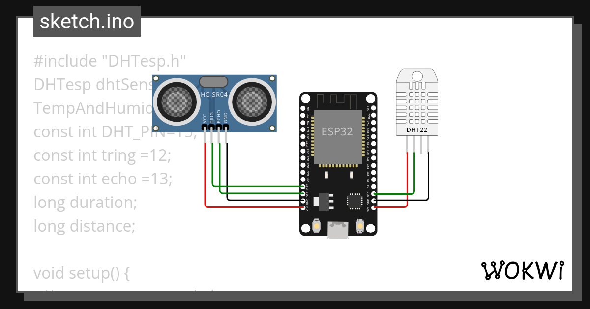 ex 3 - Wokwi ESP32, STM32, Arduino Simulator