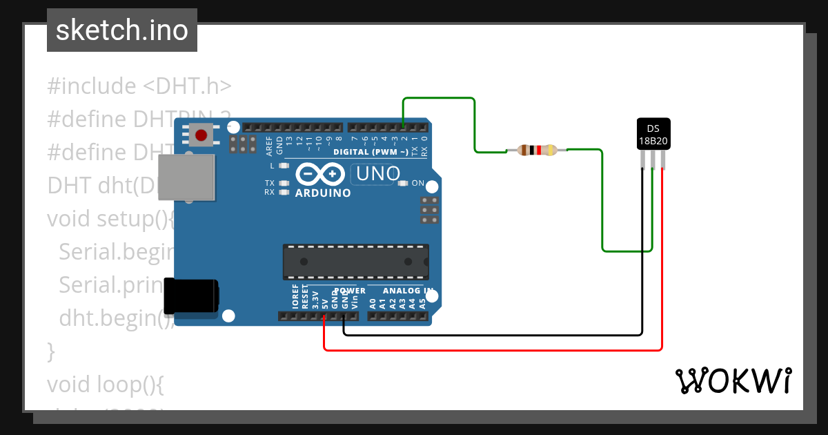 Temperature Sensor Beta Wokwi Esp32 Stm32 Arduino Simulator 2864