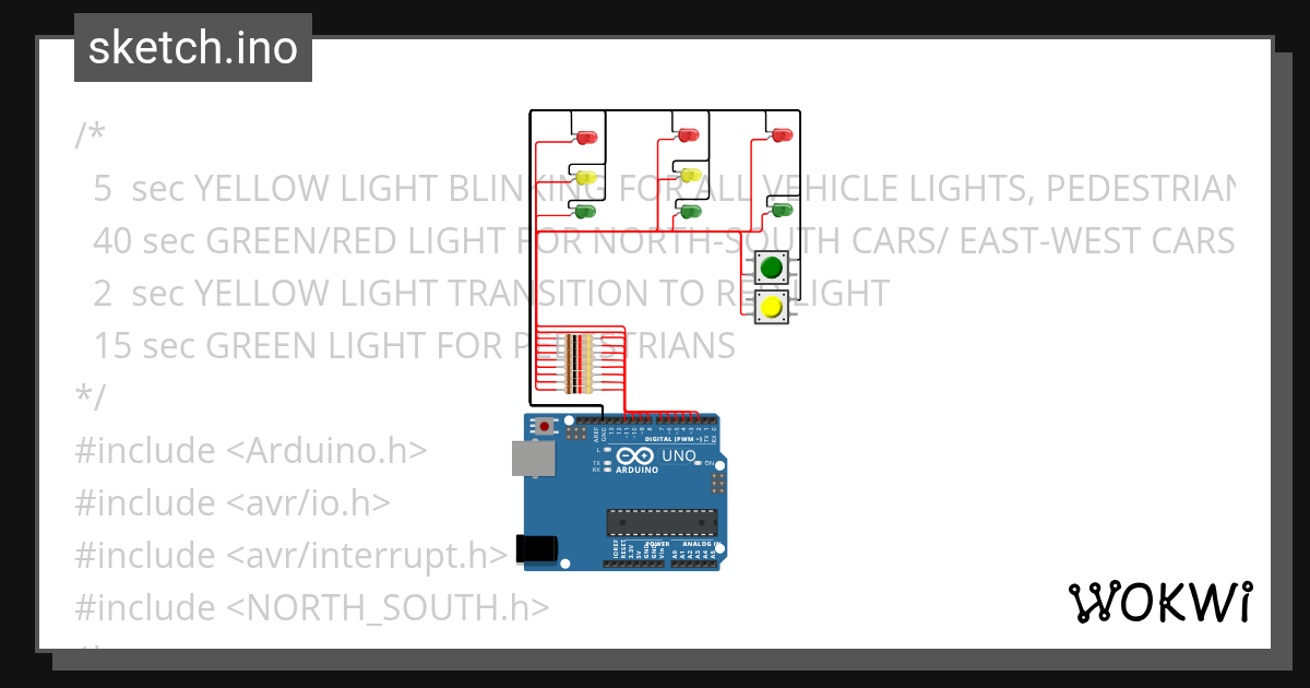TRAFFIC_LIGHT_3FILES - Wokwi ESP32, STM32, Arduino Simulator