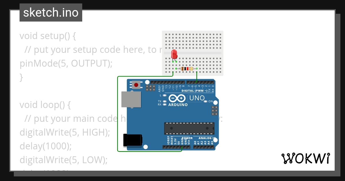 Myledblink Wokwi Esp32 Stm32 Arduino Simulator