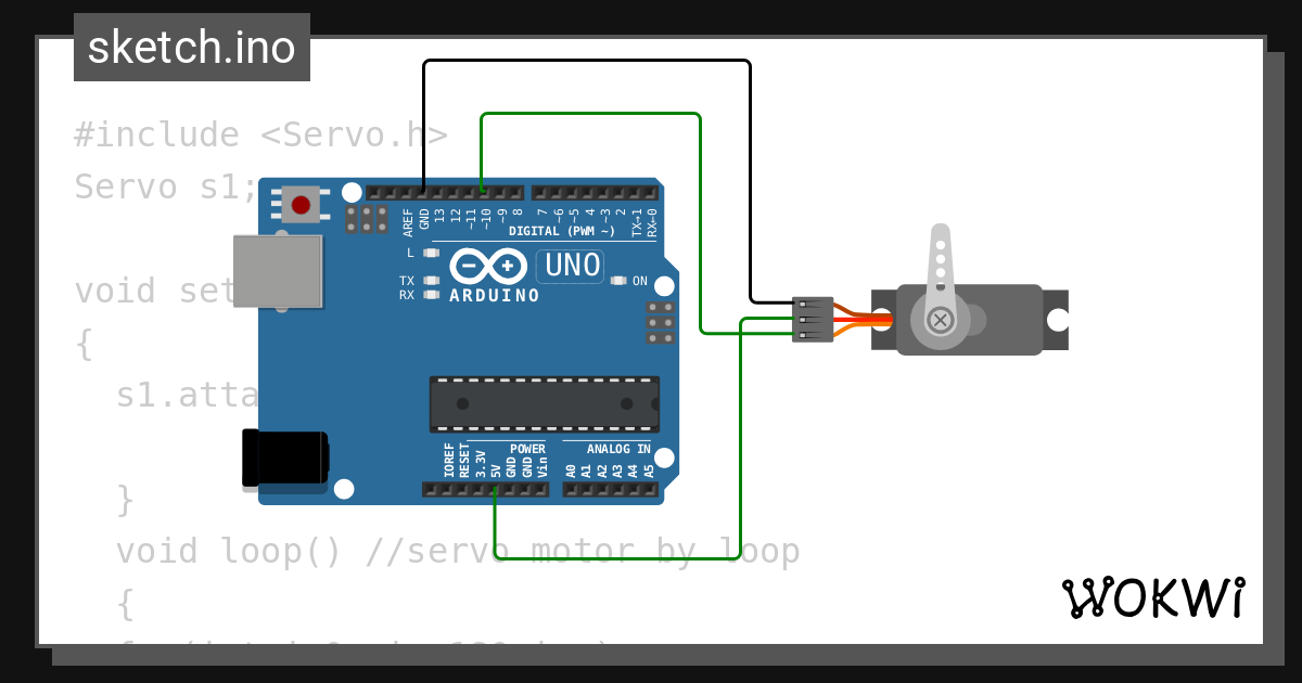 Servomotor Byforloop Copy Wokwi Esp32 Stm32 Arduino Simulator