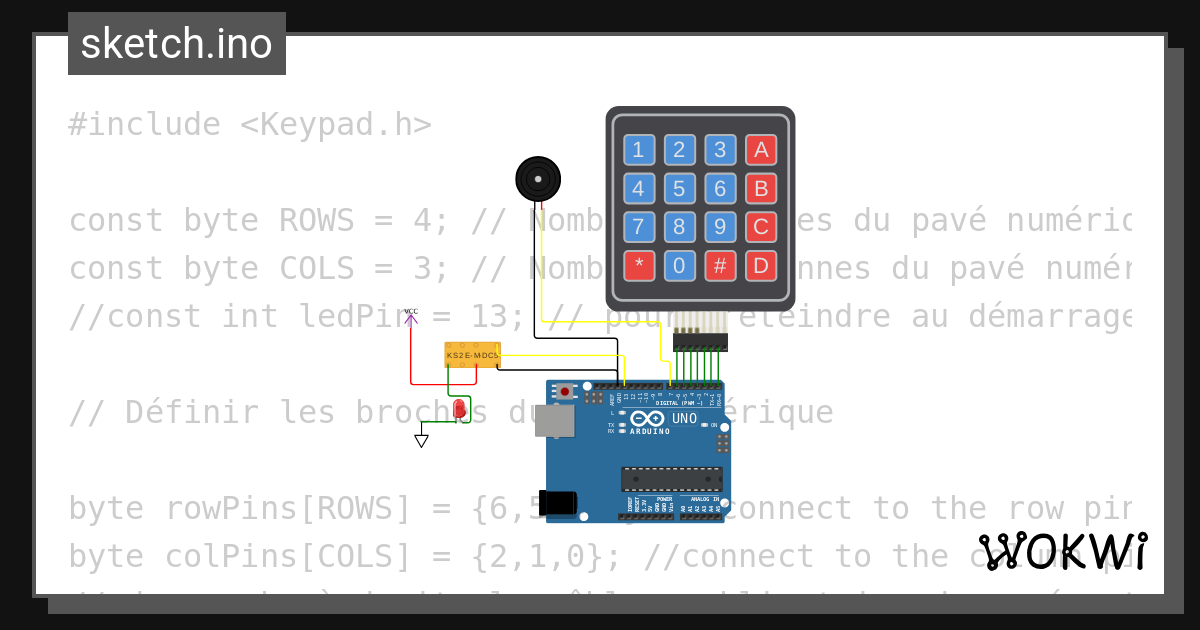 Codeurserrure Wokwi Esp32 Stm32 Arduino Simulator 9590