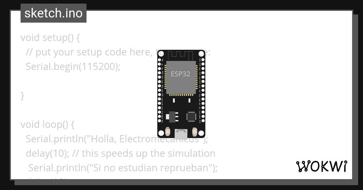 proyecto 1 - Wokwi ESP32, STM32, Arduino Simulator