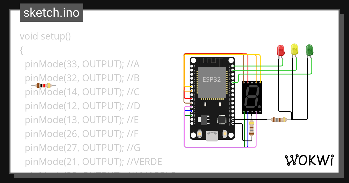123 - Wokwi ESP32, STM32, Arduino Simulator