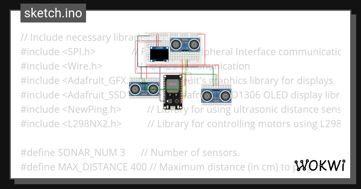 Maze Sticker exprement Extreme - Wokwi ESP32, STM32, Arduino Simulator