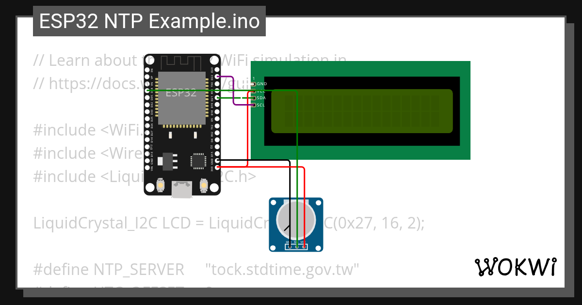 ESP32 NTP Example.ino Copy (2) - Wokwi ESP32, STM32, Arduino Simulator