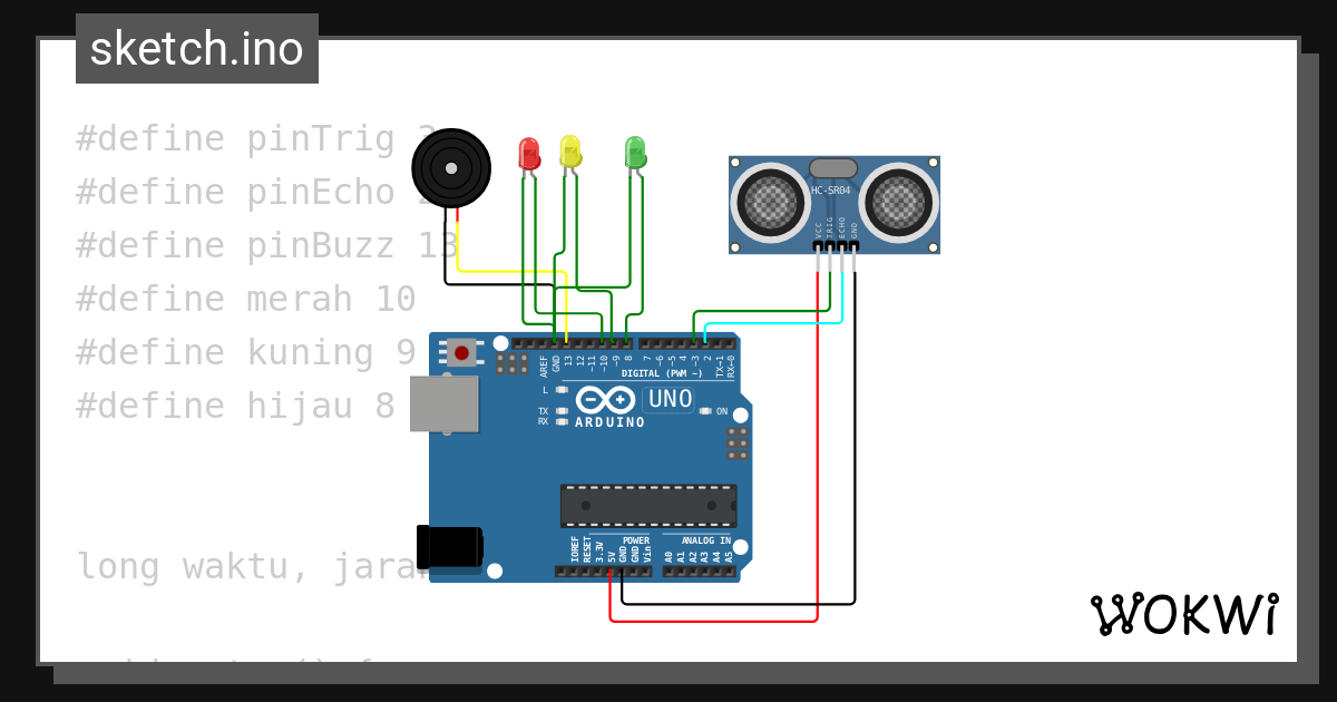 Sensor Banjir Fariqulmaulana 17 Xe Wokwi Esp32 Stm32 Arduino Simulator 9464