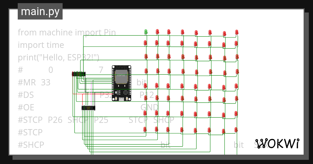 光立方9月2号 Wokwi Esp32 Stm32 Arduino Simulator 4972