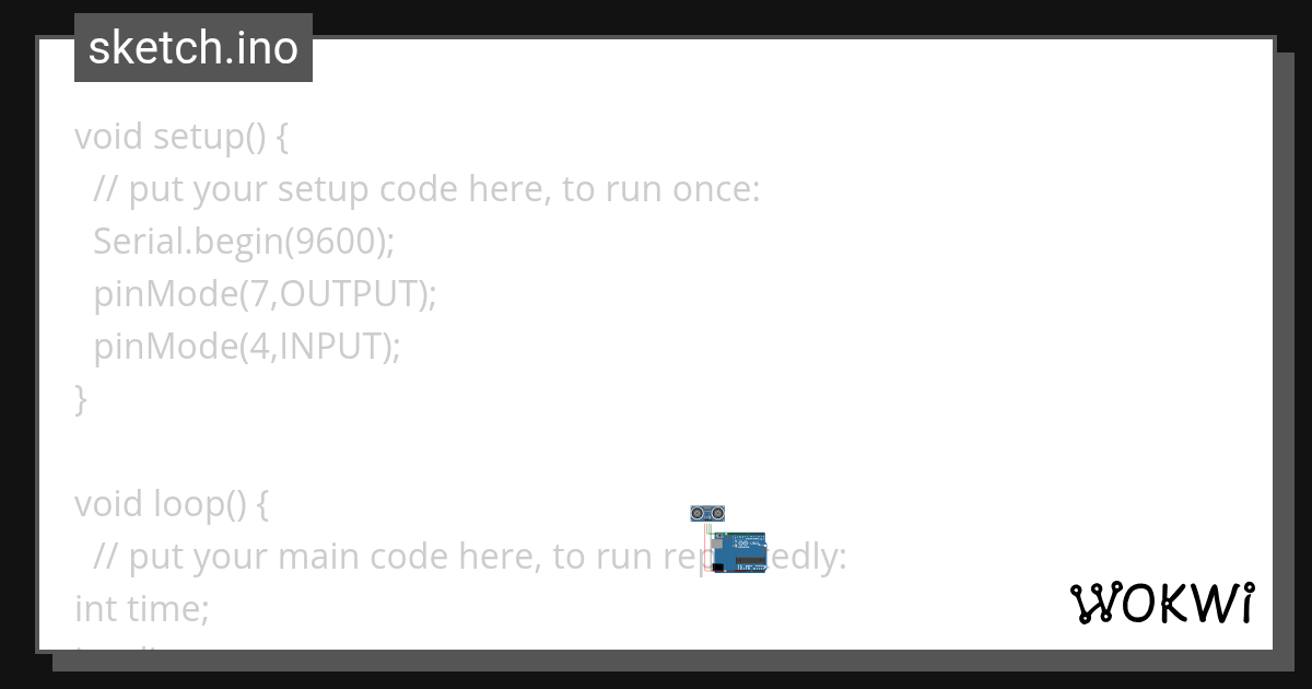 Ultrasonic Distance Sensor Wokwi Esp32 Stm32 Arduino Simulator 