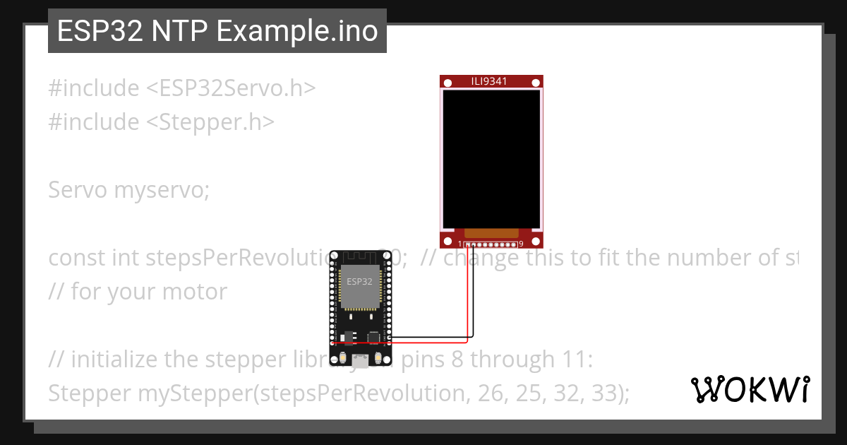 ESP32 motor and servo - Wokwi ESP32, STM32, Arduino Simulator