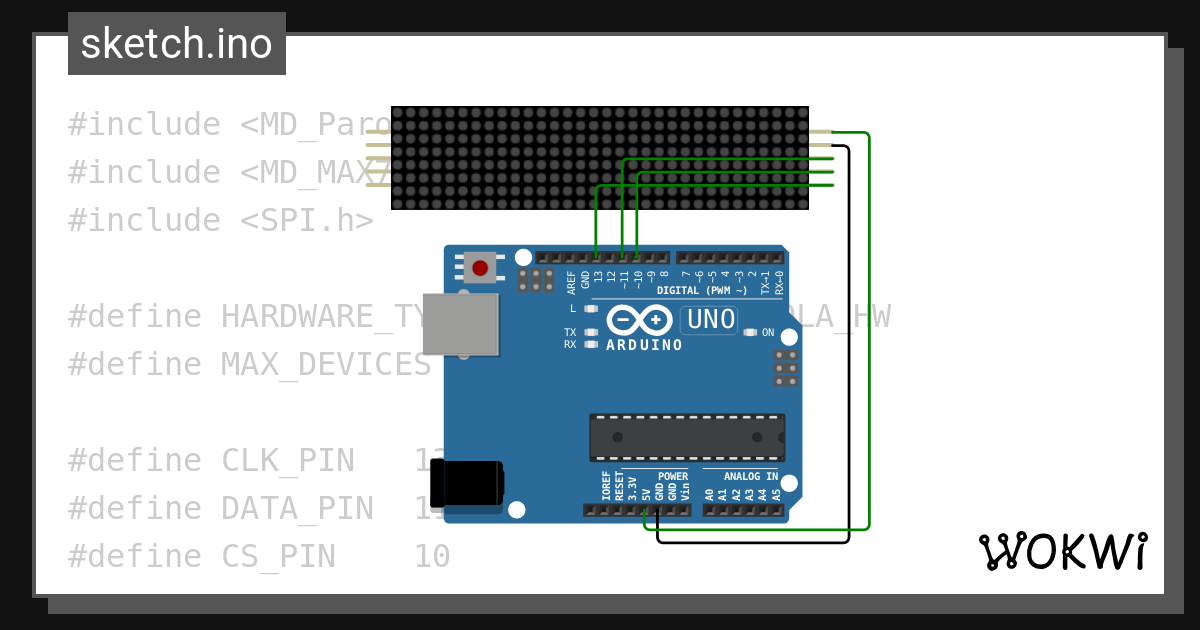 DOT MATRIX LCD - Wokwi ESP32, STM32, Arduino Simulator DOT MATRIX LCD - Wokwi ESP32, STM32, Arduino Simulator