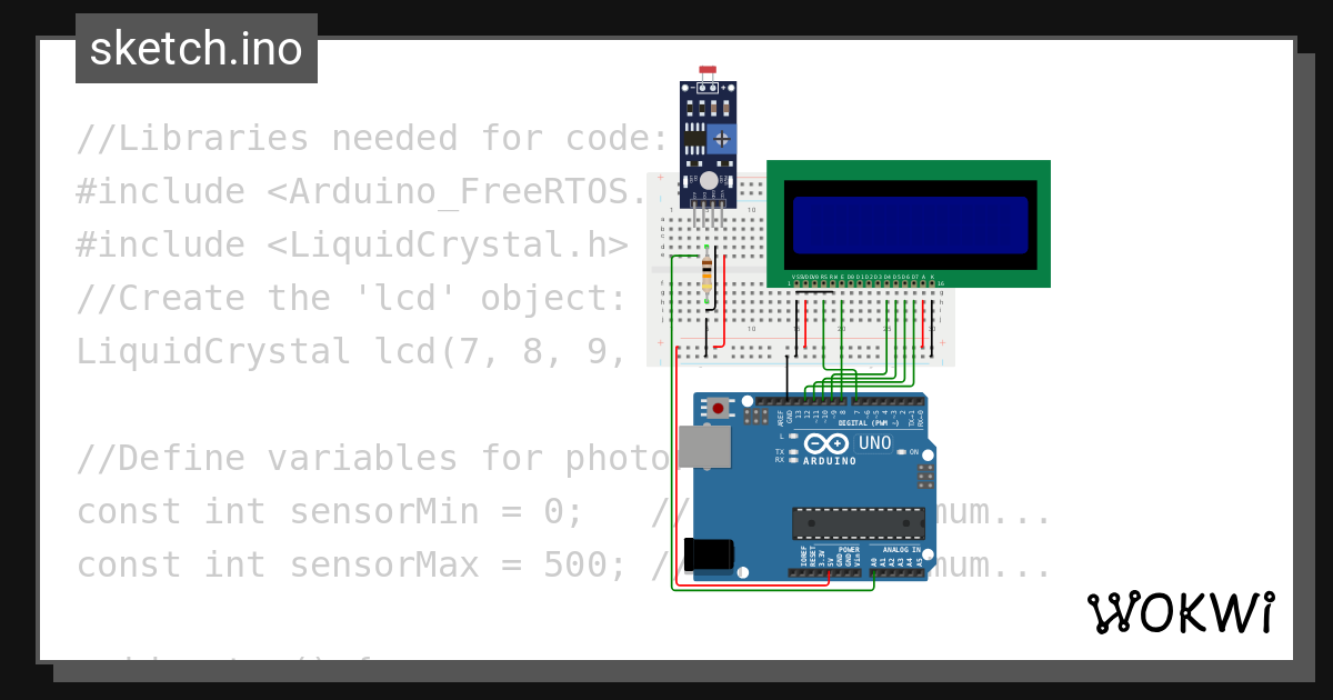 Light Detection With O Wokwi Esp32 Stm32 Arduino Simulator 9095
