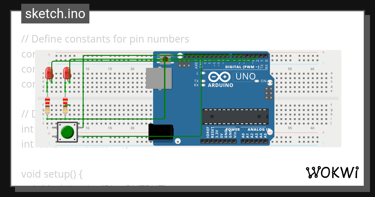 YES/NO Simulator - Wokwi ESP32, STM32, Arduino Simulator