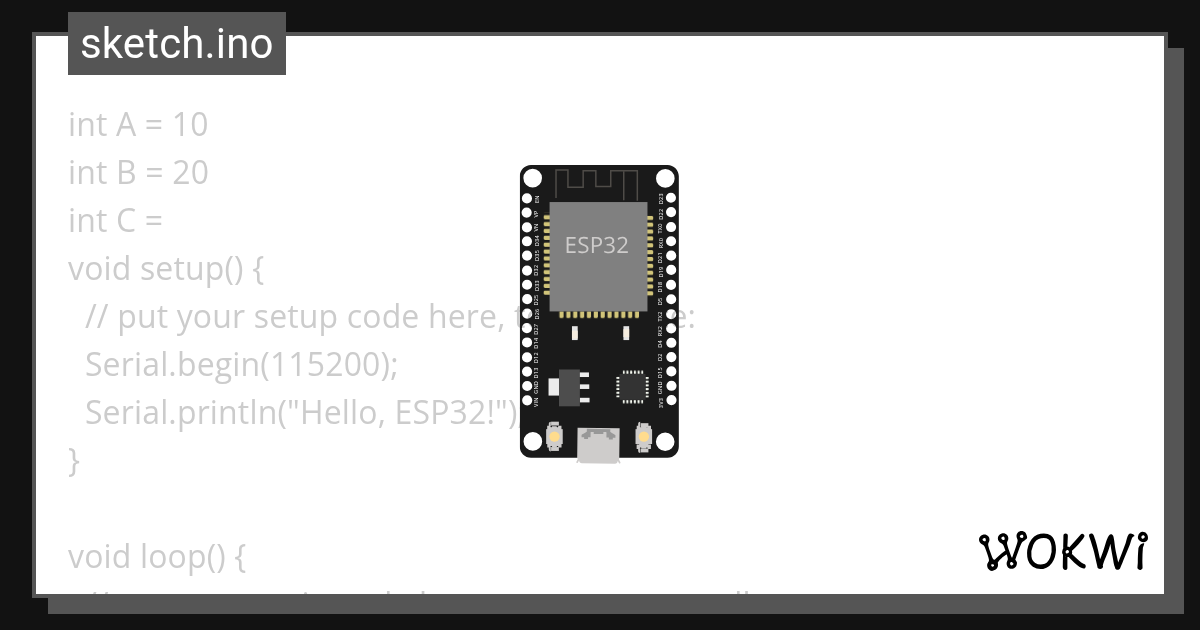 ss - Wokwi ESP32, STM32, Arduino Simulator