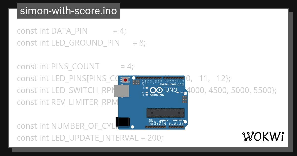 simon-with-score.ino Copy - Wokwi ESP32, STM32, Arduino Simulator