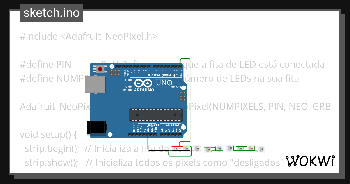 led - Wokwi ESP32, STM32, Arduino Simulator