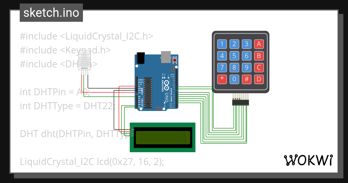 Latihan Lcd Keypad Dan Sensor Wokwi Esp32 Stm32 Arduino Simulator 7536