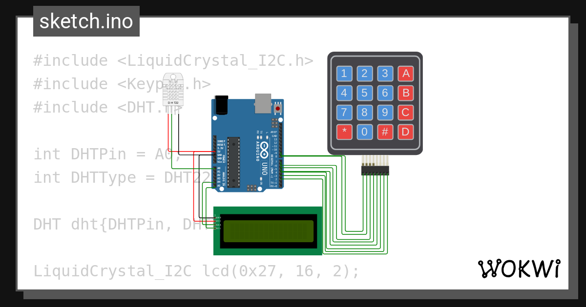 Latihan Lcd Keypad Dan Sensor Wokwi Esp32 Stm32 Arduino Simulator 6021