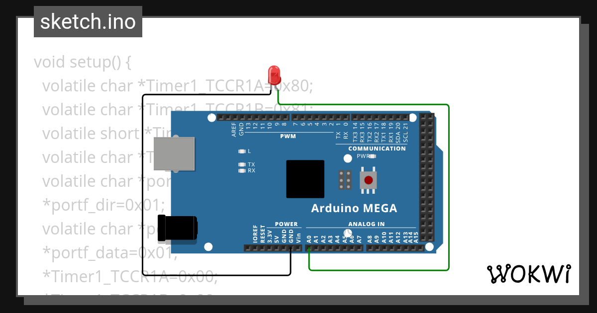 normal mode timer - Wokwi ESP32, STM32, Arduino Simulator