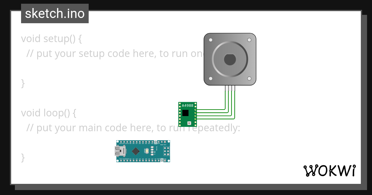 Step Motor1 Wokwi Esp32 Stm32 Arduino Simulator